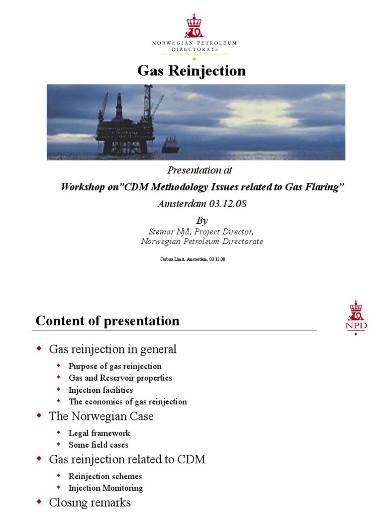Gas Reinjection: Reducing Flaring and Improving Recovery | PDF ...