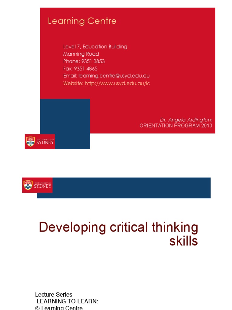 Example of Using Revised Taxonomy | PDF | Critical Thinking | Argument