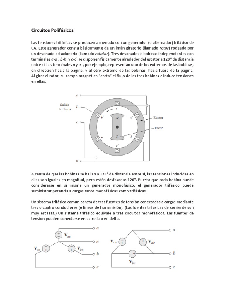 Y Delta | PDF | Corriente eléctrica | Inductor