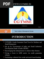 CGTMSE Loan Scheme Overview | PDF | Line Of Credit | Loans