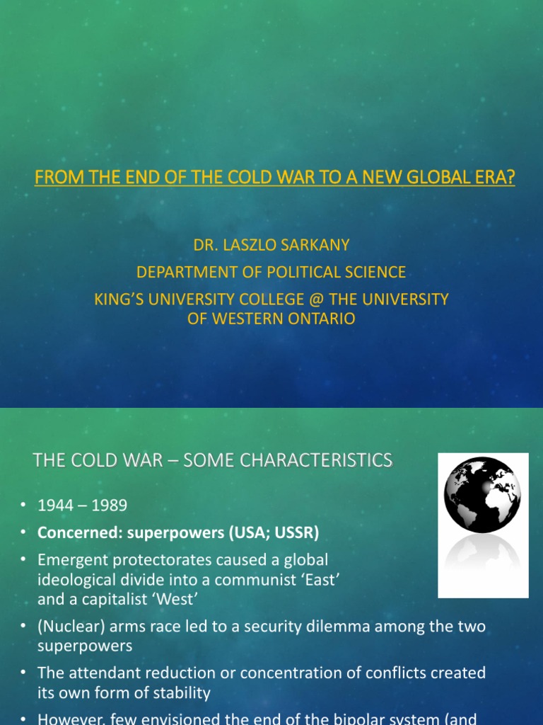 Week 3 - History - Cold War | PDF | Soviet Union | World Politics