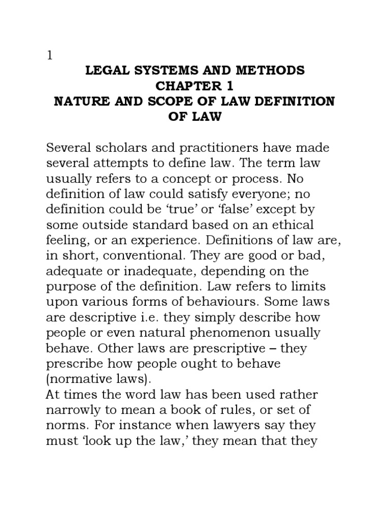 Legal System Notes | PDF | Equity (Law) | Civil Law (Legal System)
