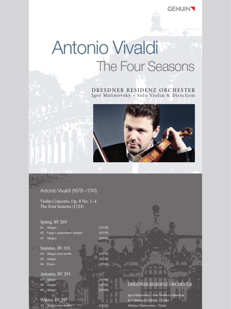 Antonio Vivaldi: The Four Seasons | PDF | Classical Music | Orchestras