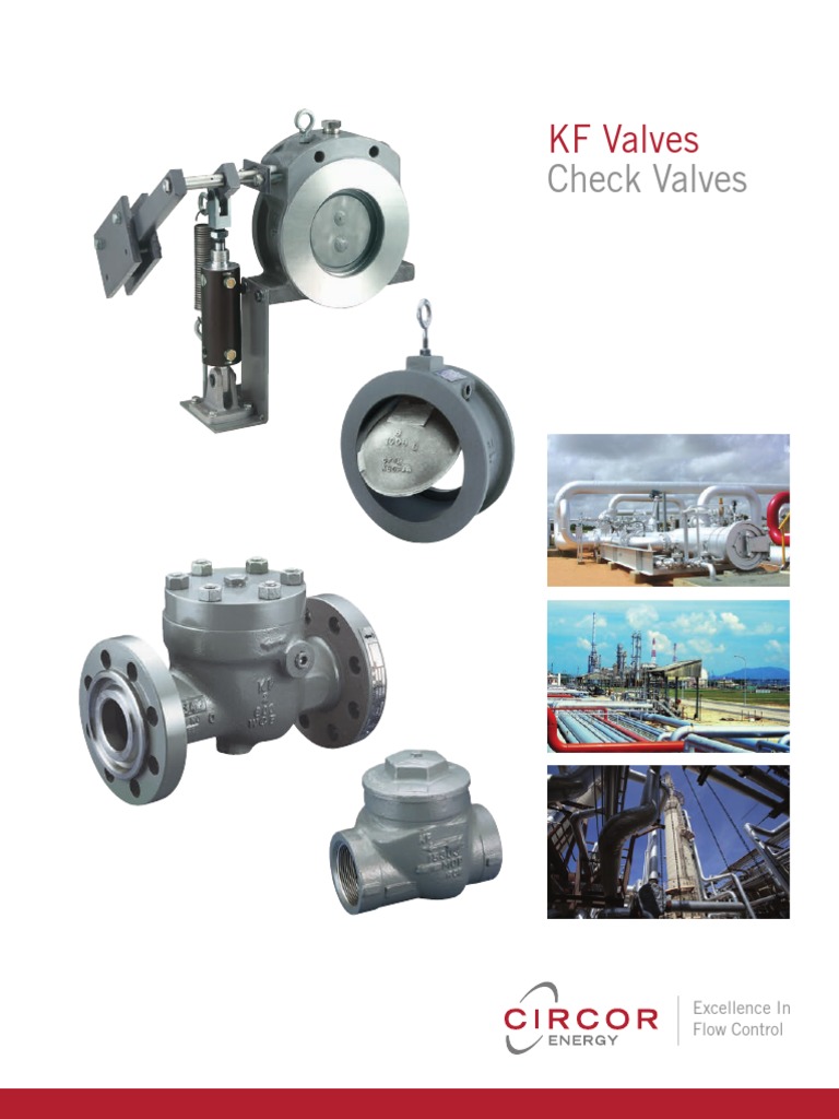 KF Check-Valves PDF | PDF | Valve | Oil Refinery
