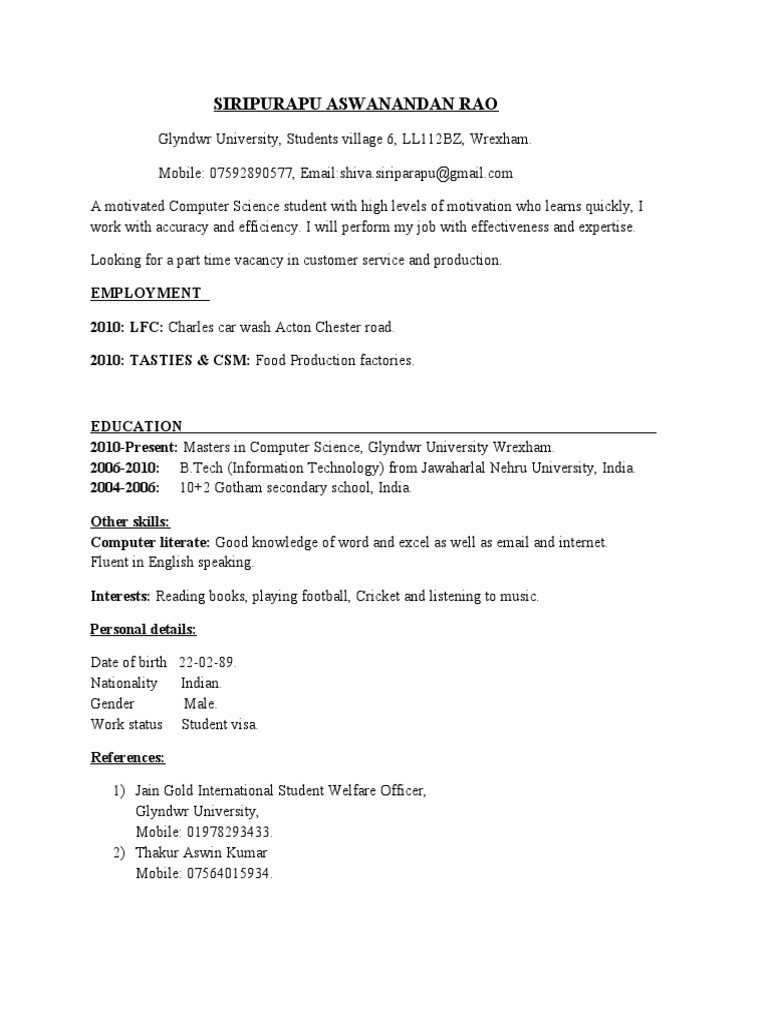 Ashu Resume | PDF