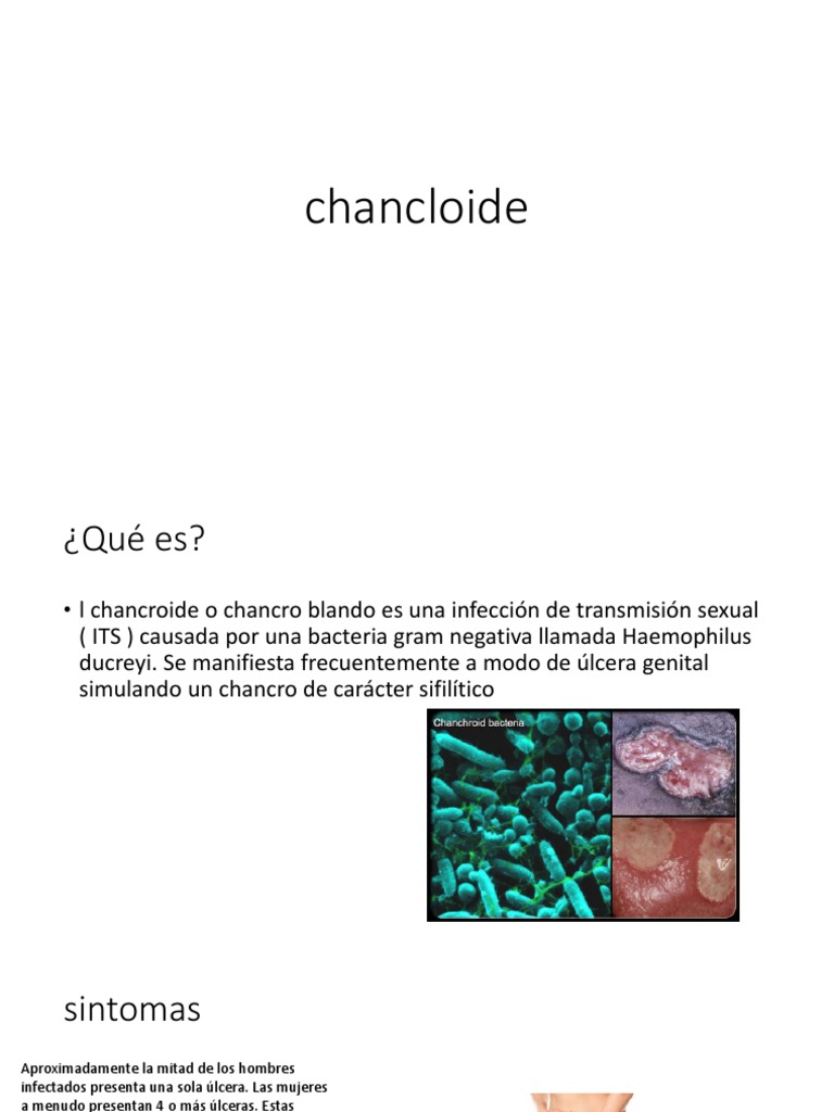 Chancroide: síntomas y tratamiento | PDF