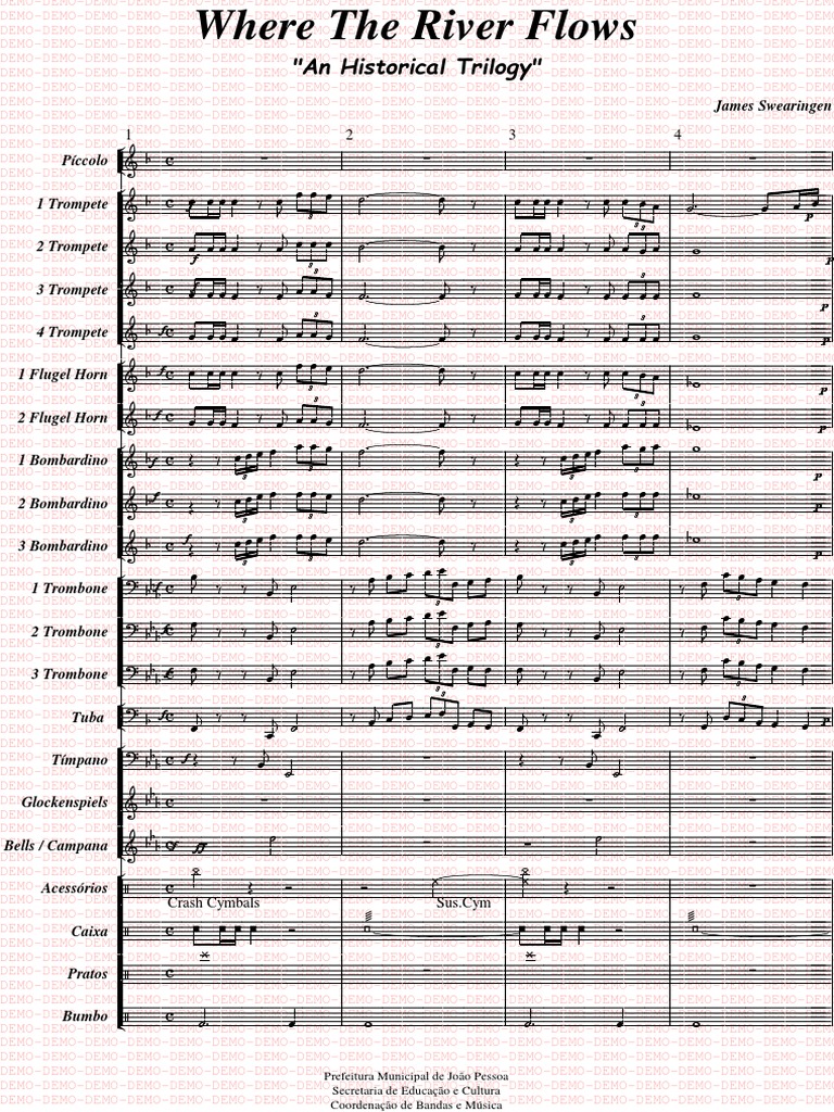 Where The River Flows | PDF | Aerophones | Brass Instruments