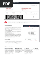 Emirates e Tickets Example | PDF | Transport | Service Industries