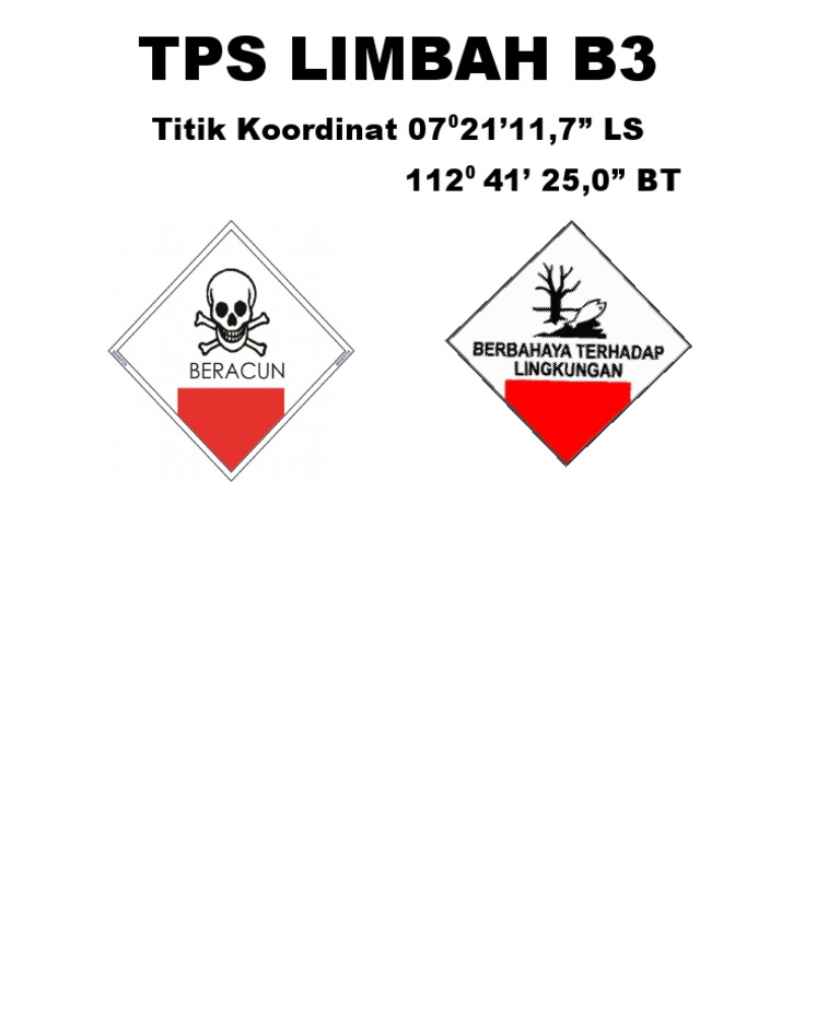 Logo Tps Limbah b3 | PDF