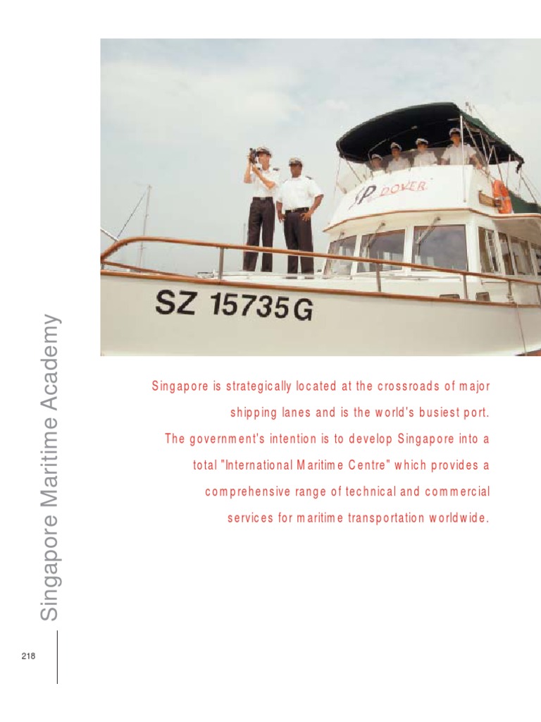 Singapore Maritime Academy Courses Overview | PDF | Occupational Safety ...