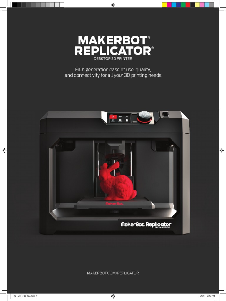 Makerbot 3 D Printer Pdf 3 D Printing Office Equipment