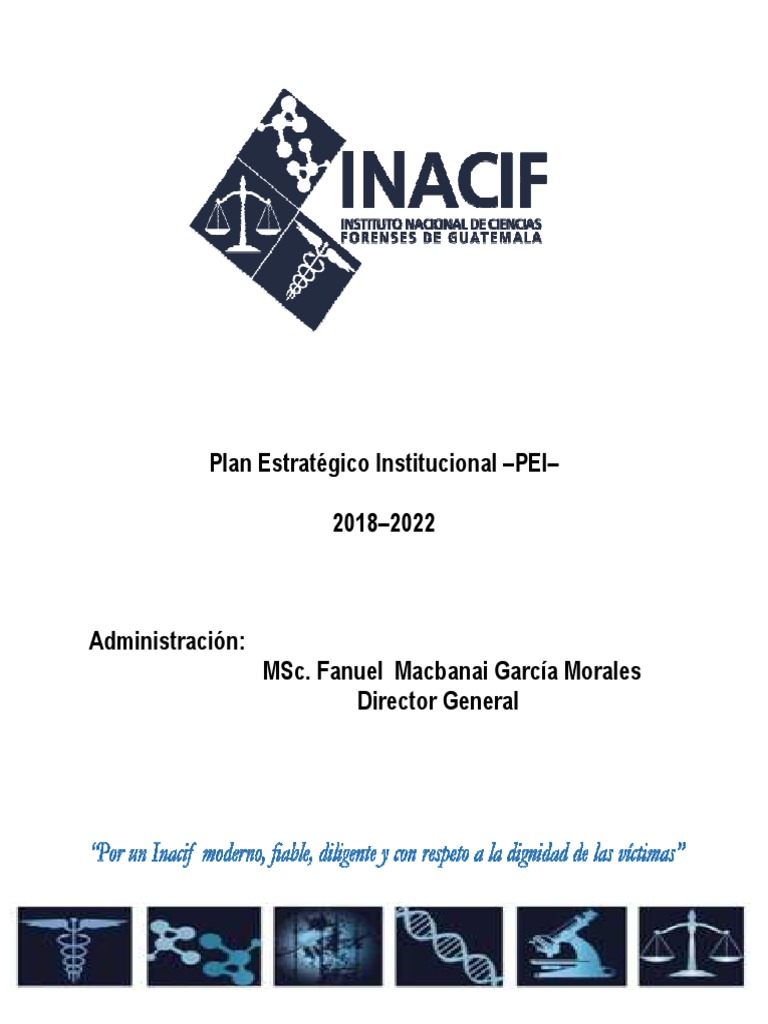 Plan Estrategico INACIF | PDF | Institución | Guatemala