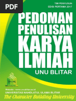 Pedoman Penulisan Karya Ilmiah 2017 (PPKI UM) | PDF