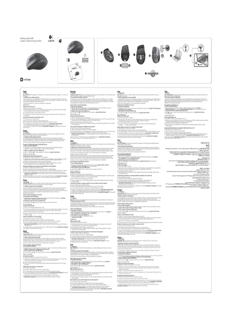 Getting Started With: Logitech Wireless Mouse M705 | PDF | Software ...