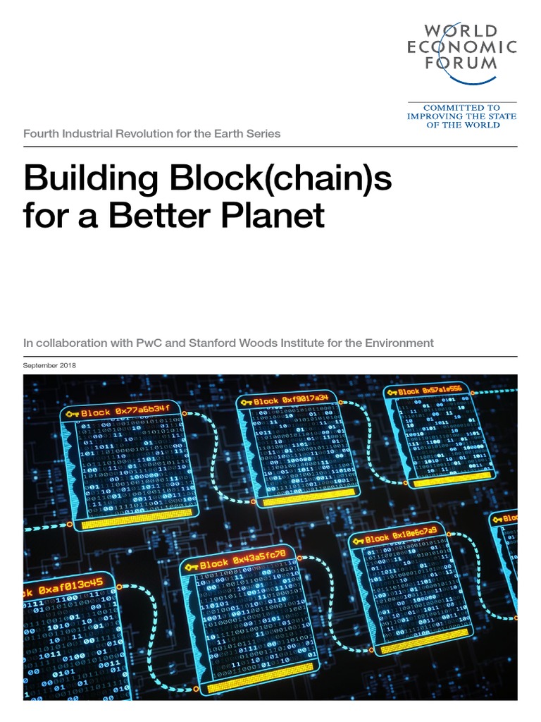 WEF Building Blockchains | PDF | World Economic Forum | Human Impact On ...