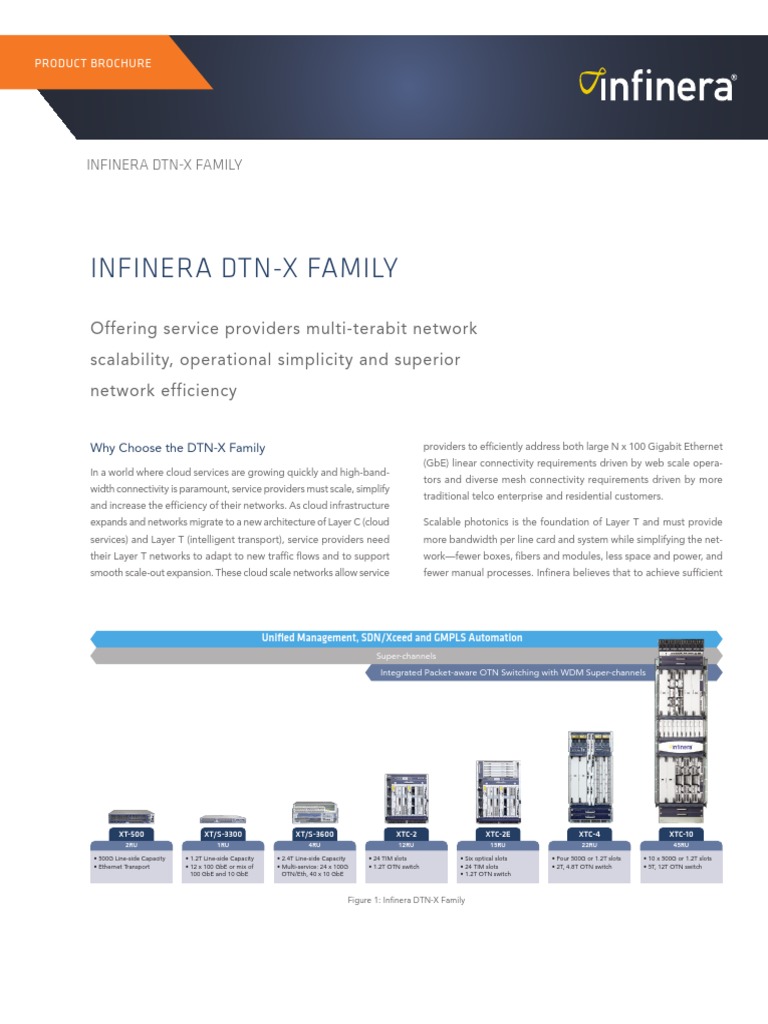 Infinera BR DTN X Family | PDF | Wavelength Division Multiplexing ...