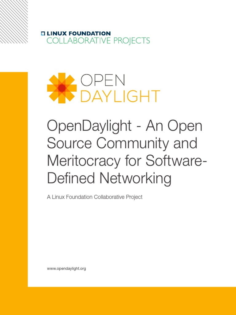 Opendaylight SDN Controller WP | PDF | Committee | Intellectual Works