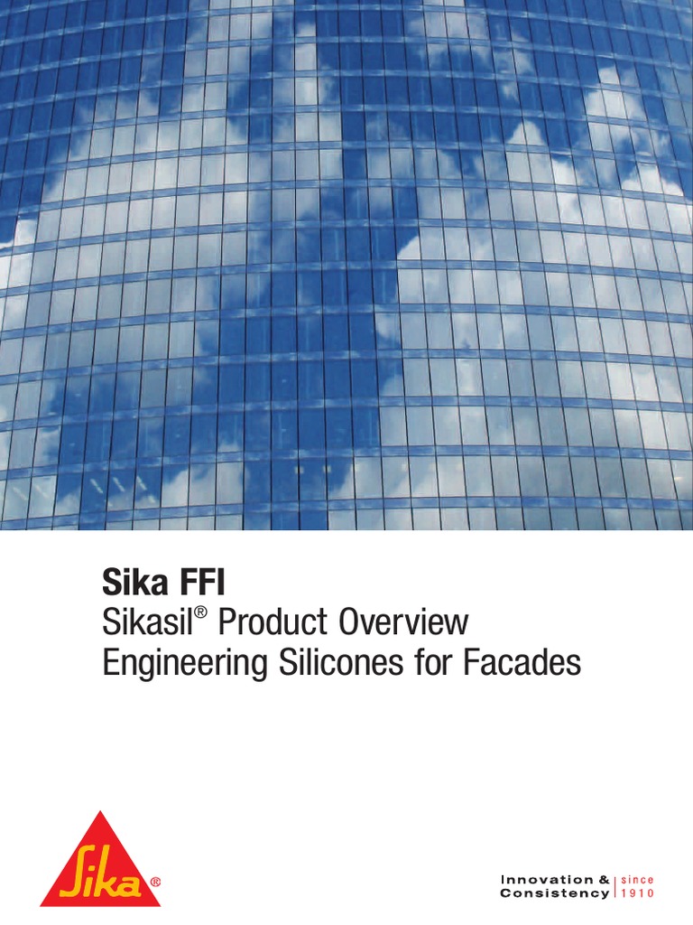 01-Sikasil Product Overview - 11-2011 PDF | PDF | Silicone | Engineering