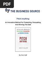 Pitch Anything - An Innovative Method For Presenting, Persuading, and ...