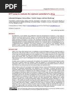 XTT Assay Protocol for Cell Viability | PDF | Assay | Cytotoxicity