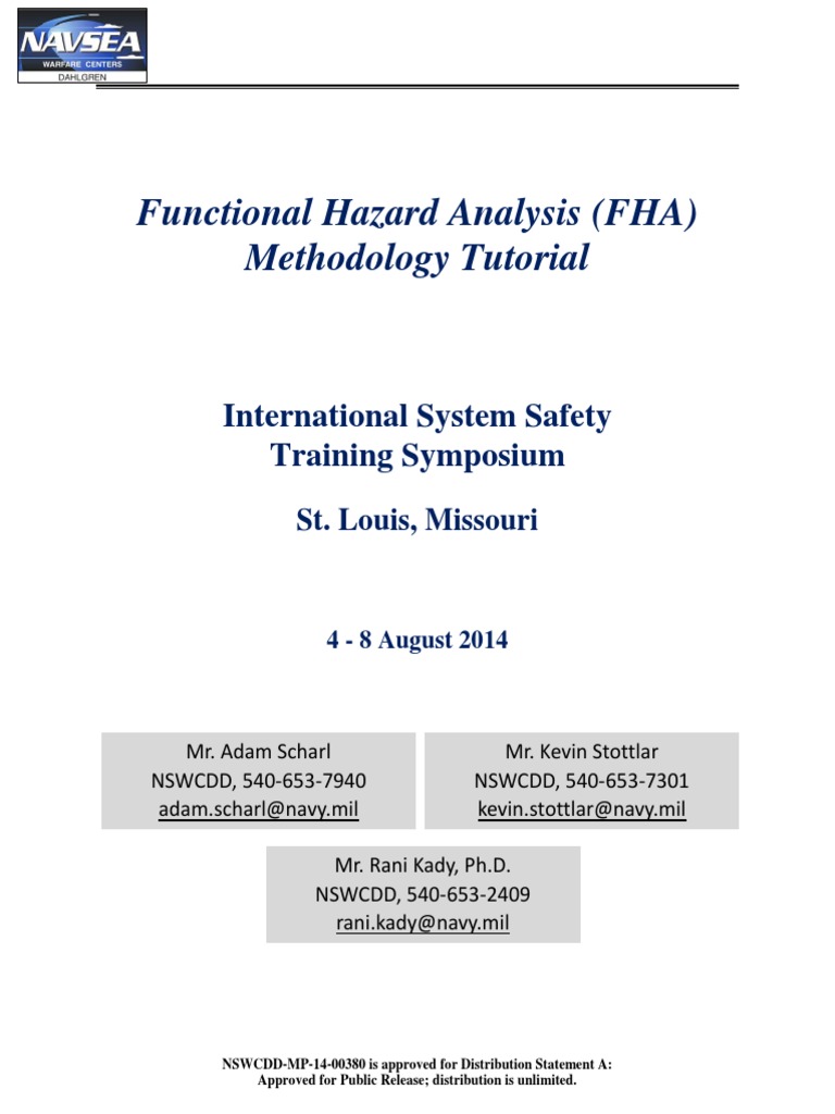 Functional Hazard Analysis Common Process | PDF | System | Systems Engineering