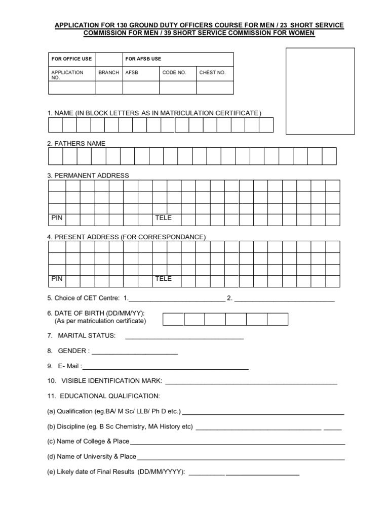 Application For Iaf | PDF | Virtue | Common Law