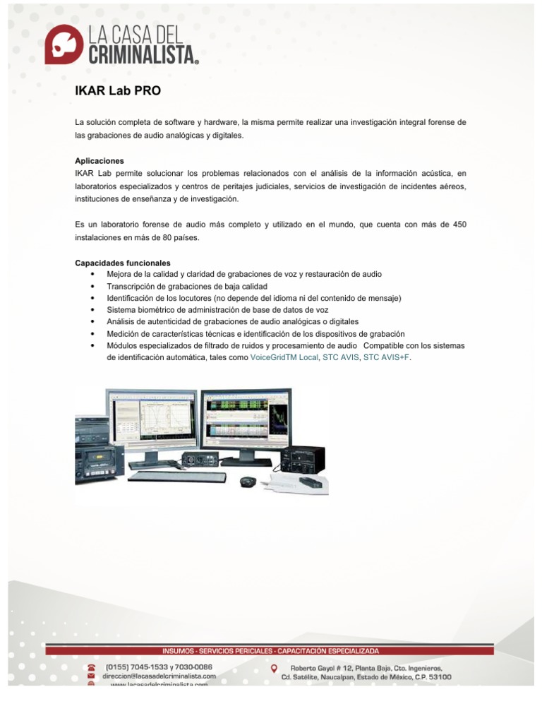 Ikar Lab Actual Ficha Completa | PDF | Filtro electronico | Señal analoga