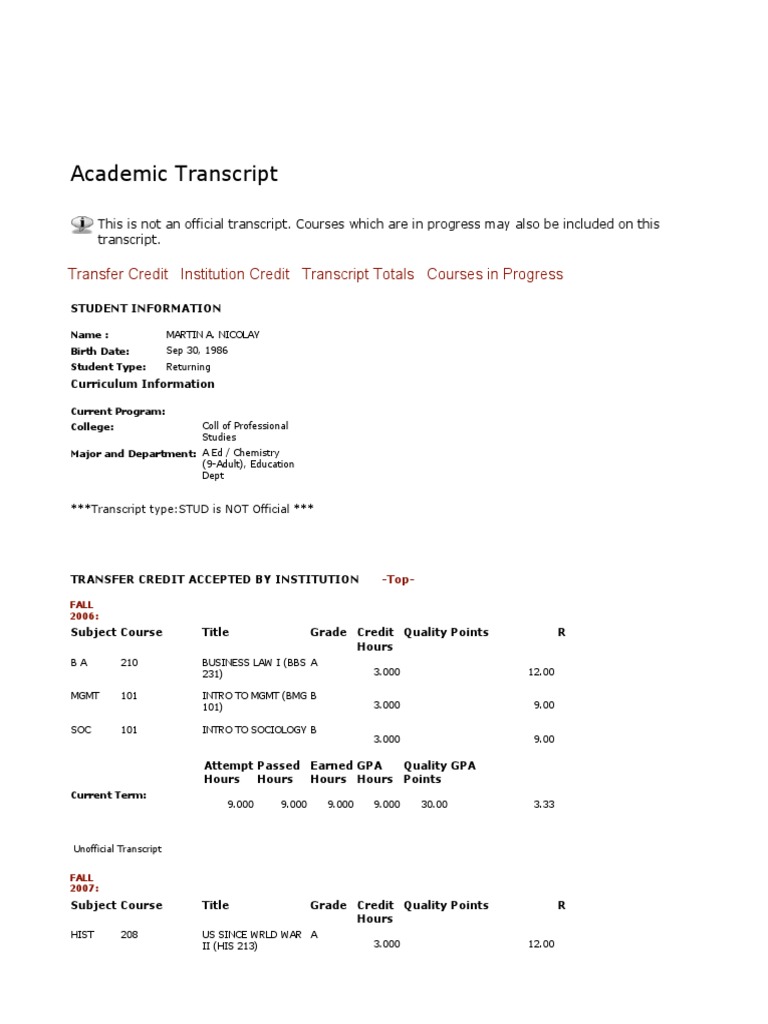 Transcript | PDF | Academia | Change