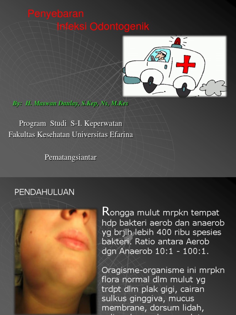 Penyebaran Infeksi Odontogenik | PDF