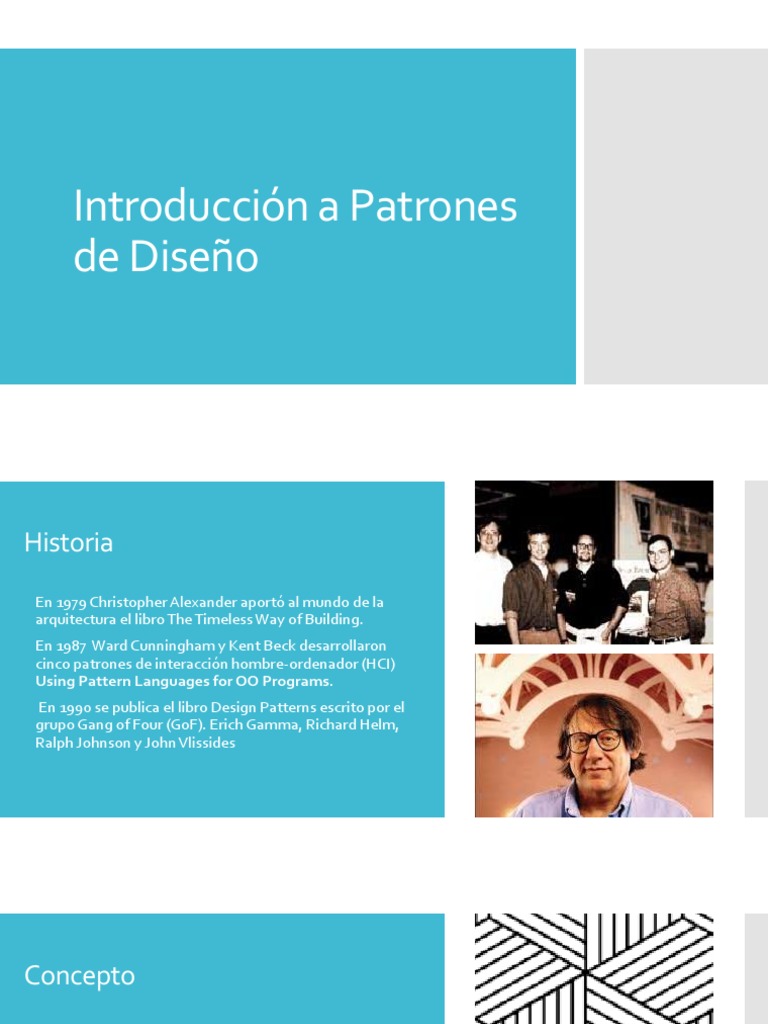 Introducción A Patrones de Diseño | PDF | Patrón de diseño de software ...