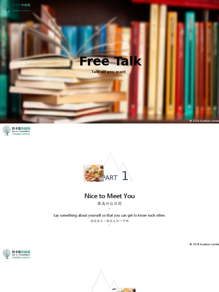Free Talk: Talk All You Want | PDF | Career & Growth