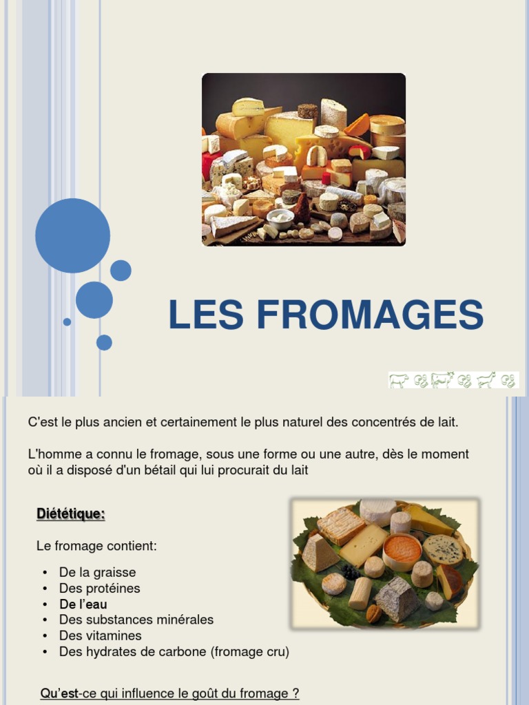 Les Fromages PP.ppt | Fromage | Produits laitiers