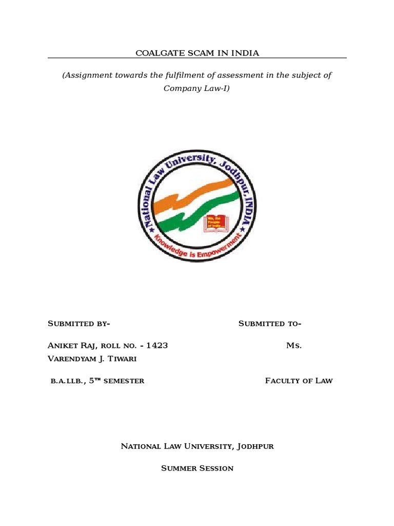 Coalgate Scam in India | PDF | Politics Of India | Government