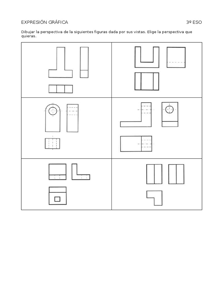 2.4 Ejercicios Perspectivas | PDF
