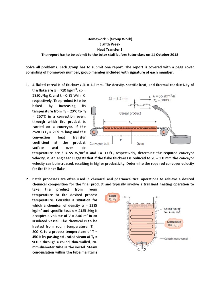 Task8 2018 PDF | PDF | Heat Transfer | Convection