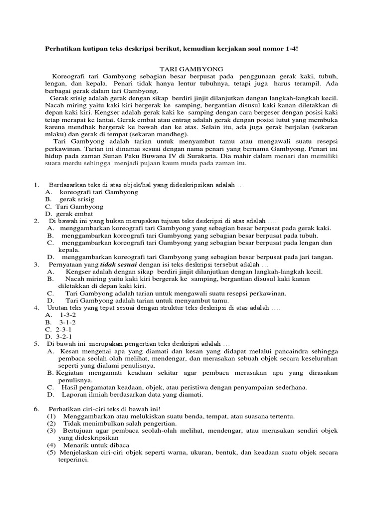 Soal Mama Baru | PDF