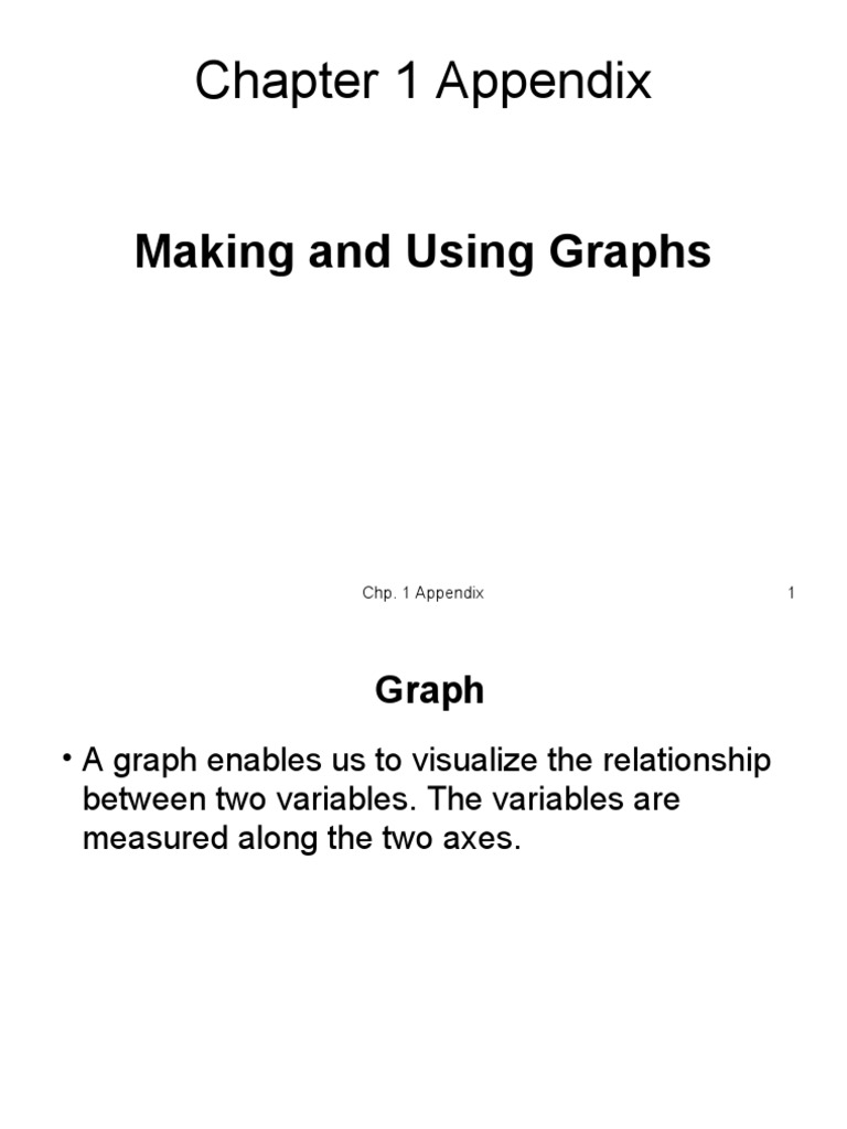 Chapter 1 Appendix: Making and Using Graphs | PDF | Slope | Economics