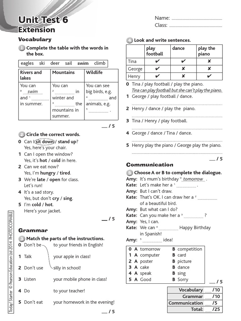 TodayStarter UnitTest6Extension | PDF | Semiotics | Communication