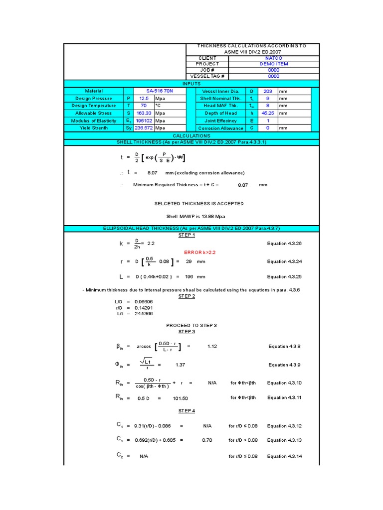 Div 2 THK Calc | PDF | Nature