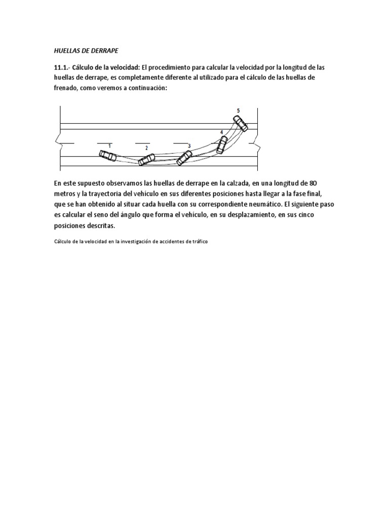 Huellas de Derrape | PDF