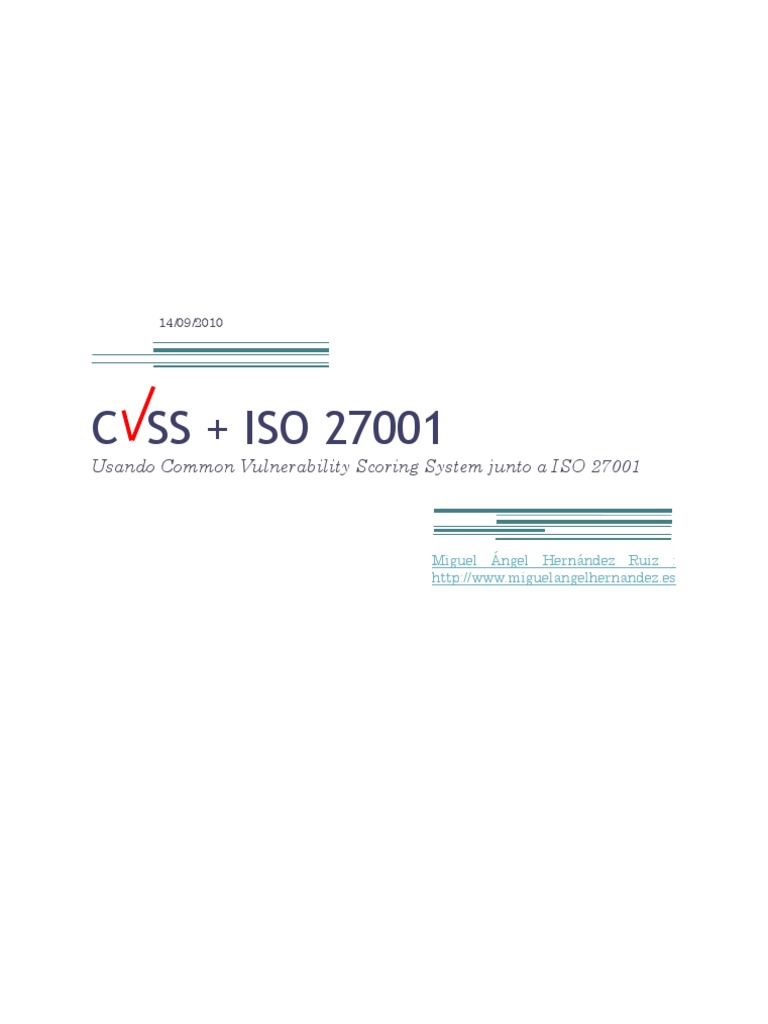 CVSS | PDF | Vulnerabilidad | Riesgo