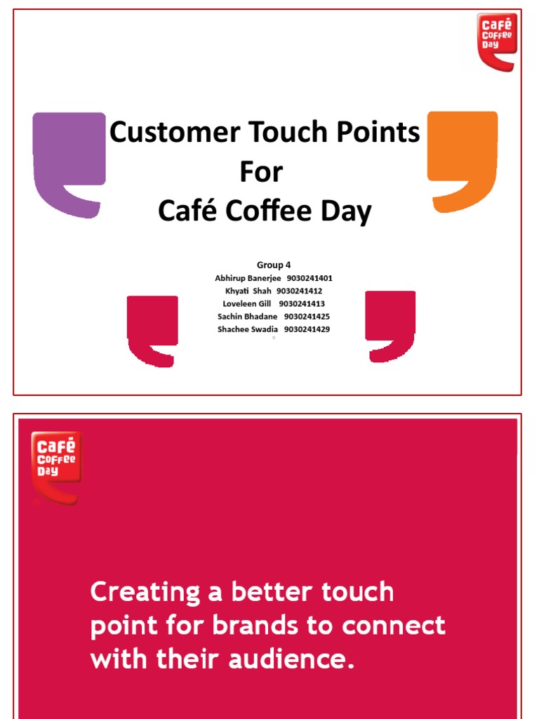 CCD Customer Touch Points Overview | PDF | Retail | Brand