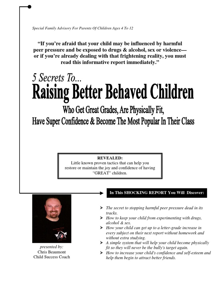 Raising Better Behaved Children | Download Free PDF | Physical ...