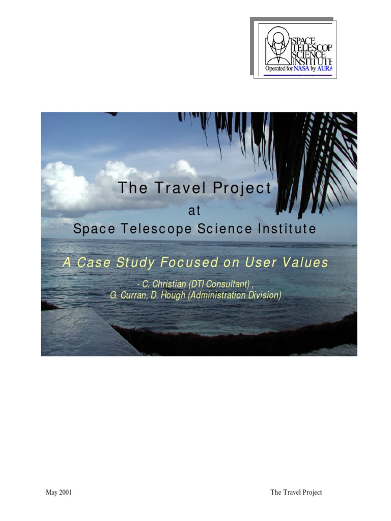 The Travel Project: at Space Telescope Science Institute | PDF ...