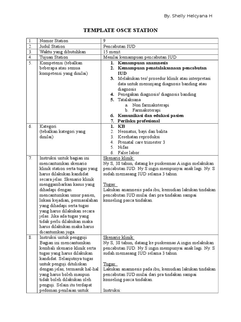 TEMPLATE OSCE STATION.docx
