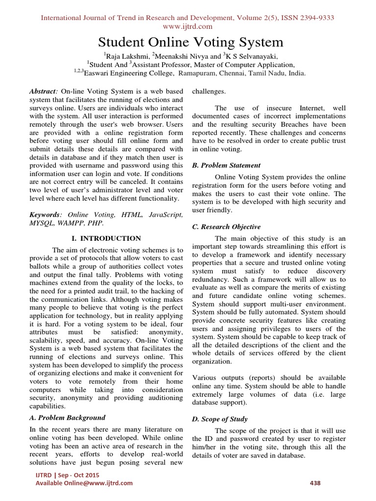 Online Voting System PDF | PDF | Electronic Voting | Password