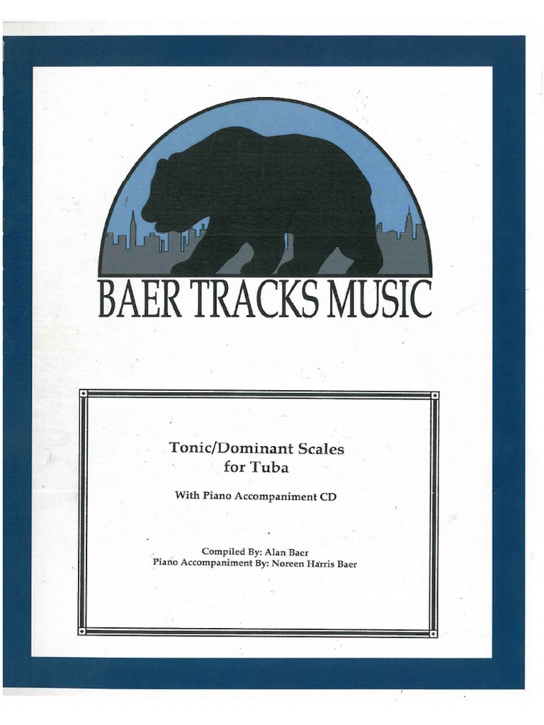 Tonic-Dominant Scales For Tuba by Alan Baer | PDF