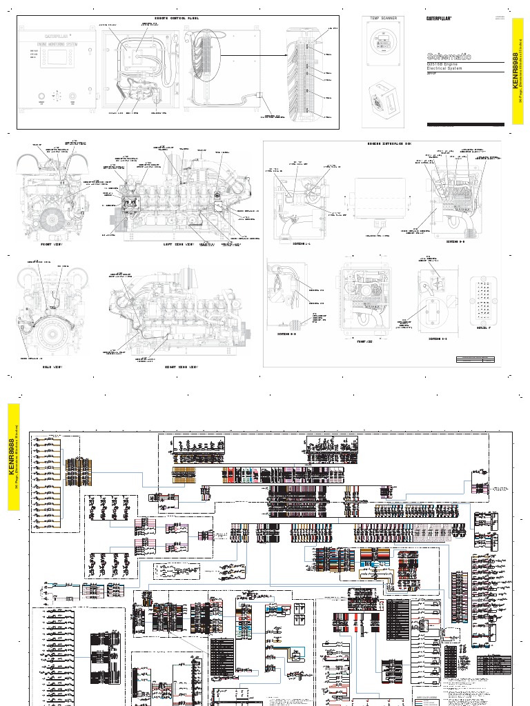 CATERPILLAR GAS ENGINE 3516 Schematic DIAGRAM PDF | PDF | Throttle ...