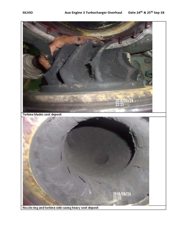 Aux Engine 3 Turbocharger Overhaul | PDF