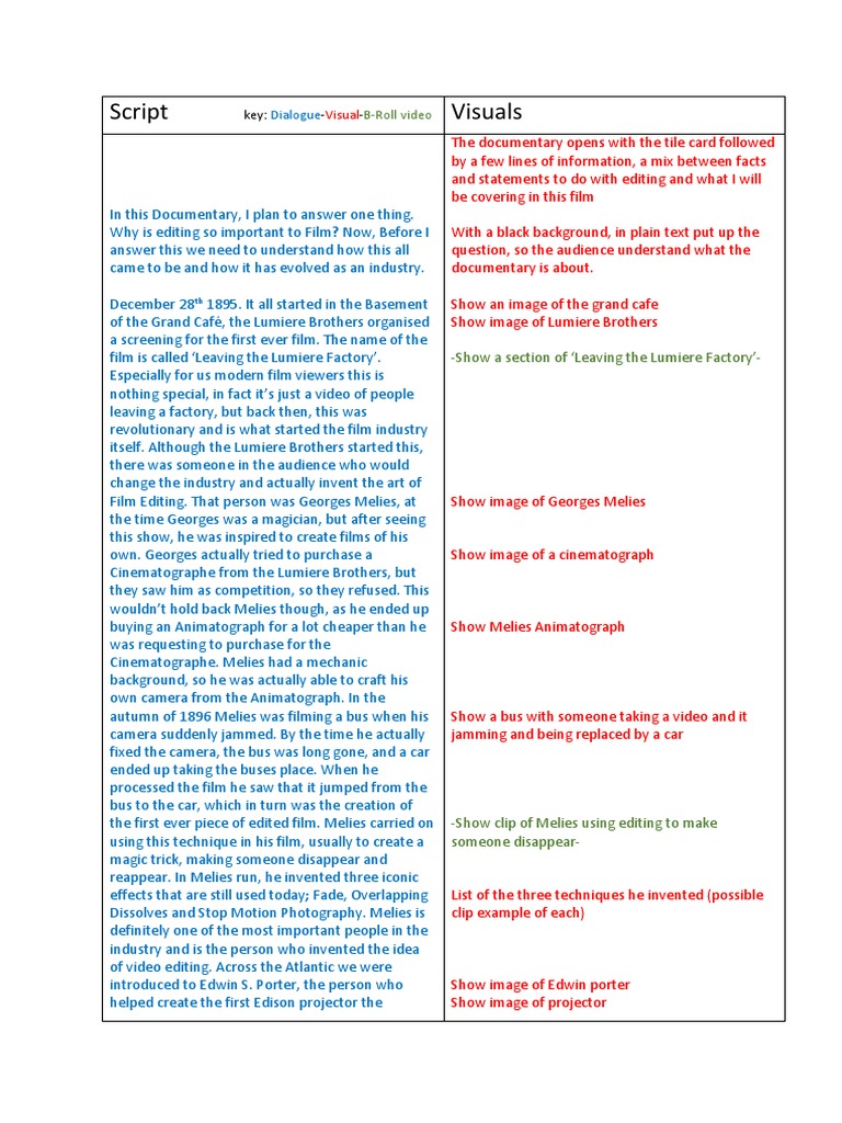 Documentary Script | Download Free PDF | Avatar (2009 Film ...